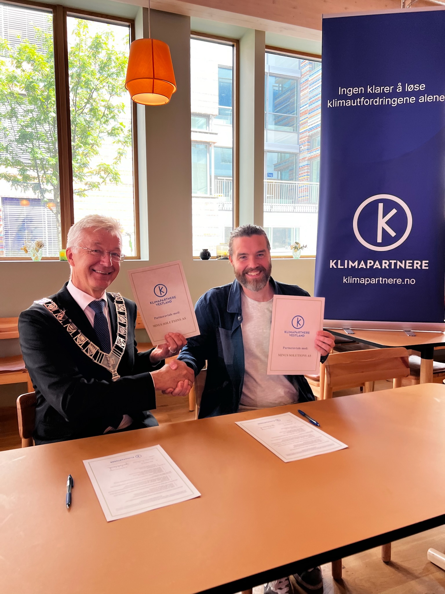 MINUS Solutions blir partner i Vestland - Klimapartnere: