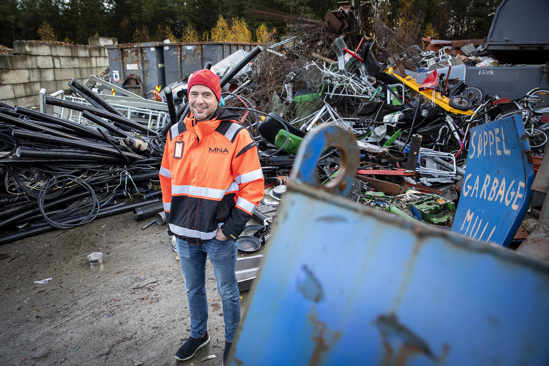 Avfall blir til ressurser hos MNA - Klimapartnere: